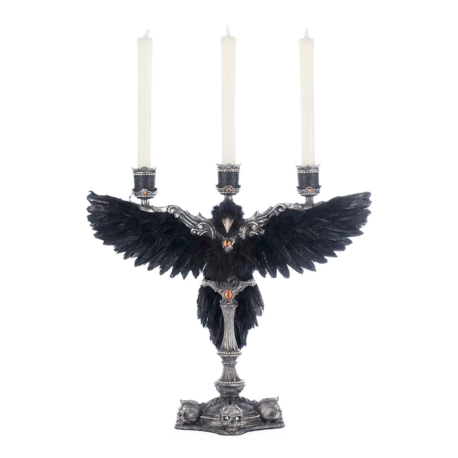 Macabre Crow Candelabra – Roger's Gardens