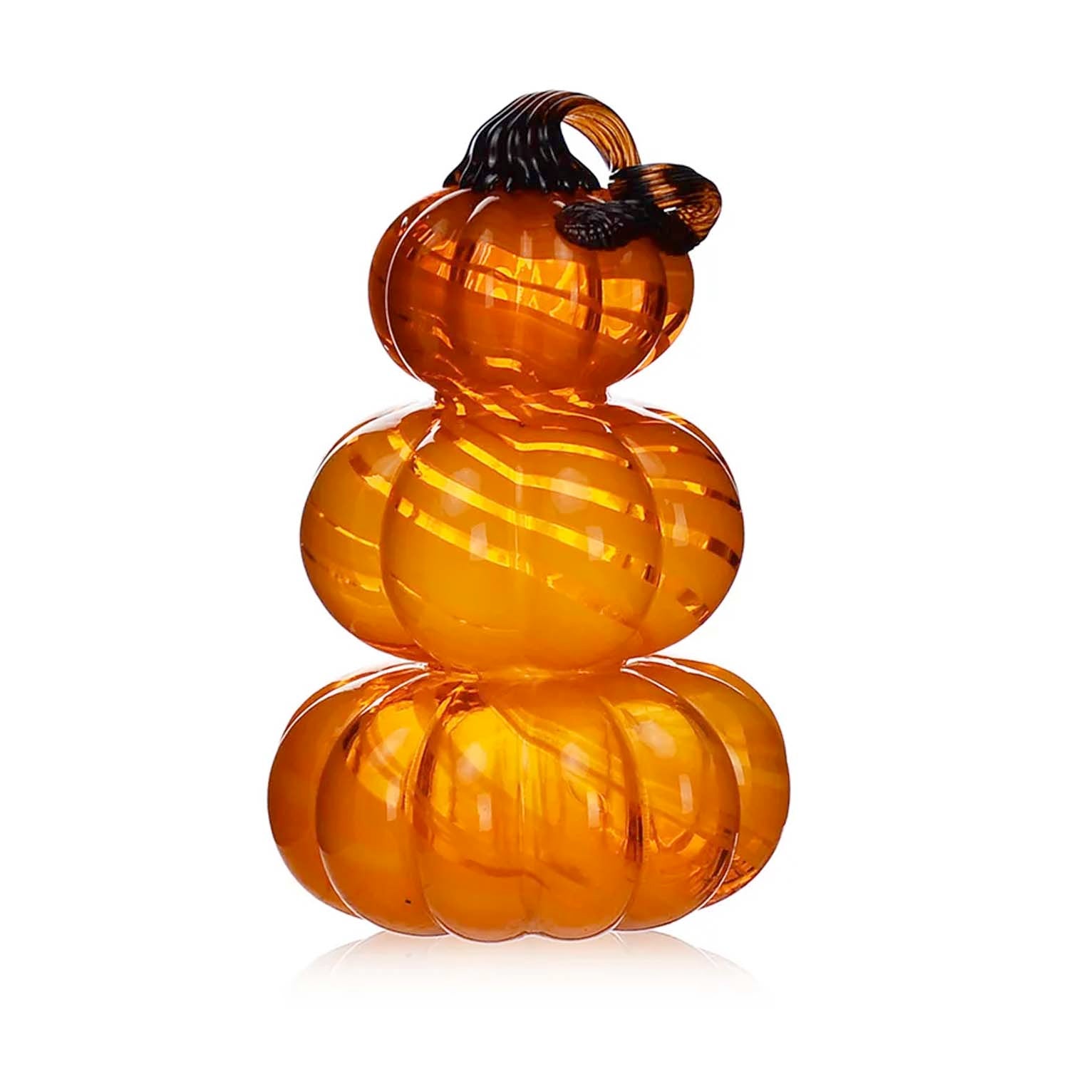 Orange Stacked Pumpkins - 12" – Roger's Gardens