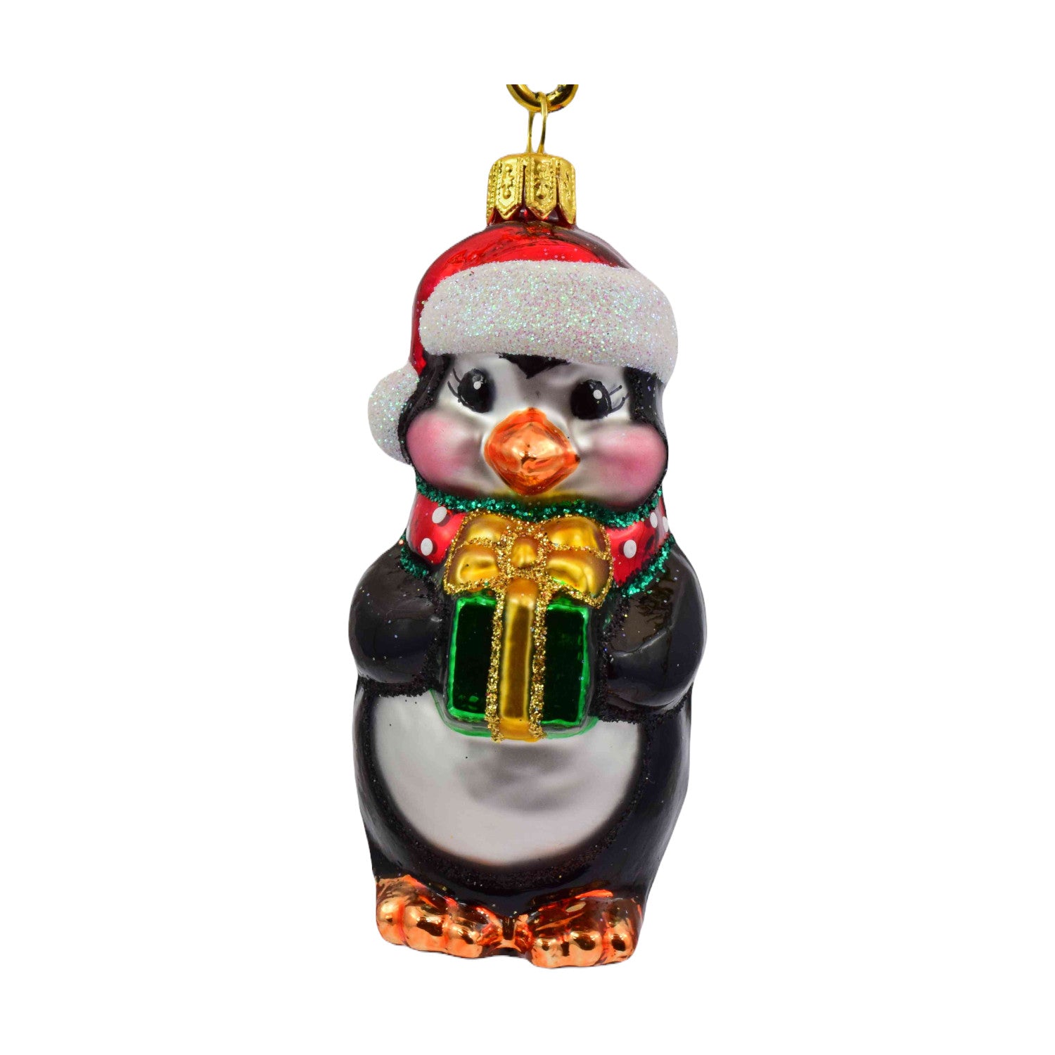 Penguin with Gift – Roger's Gardens